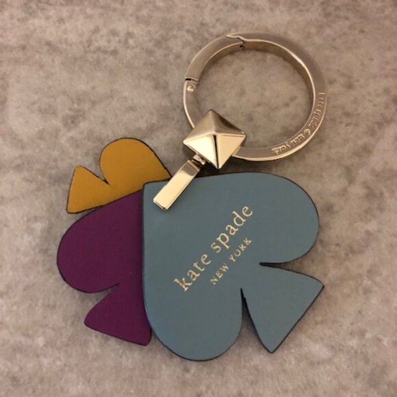 kate spade | Accessories | Kate Spade Ny Stacked Spade Key Fob Nwot ...